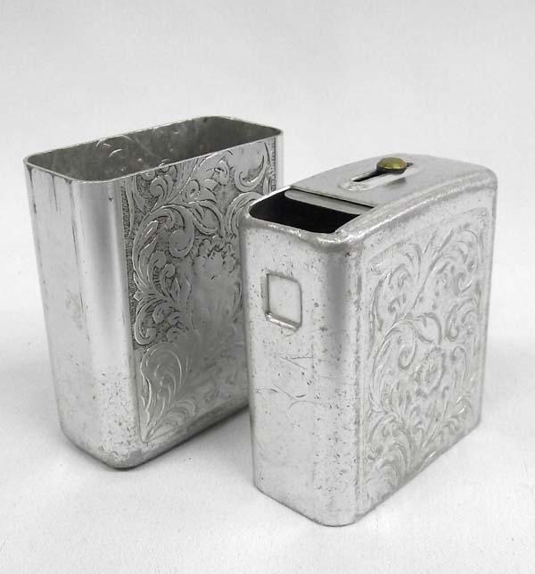 Vintage Aluminum Cigarette Case, Park Industries.