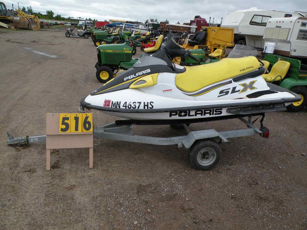1999 Polaris SLX 1050 w/trailer SN-PLE07156B999