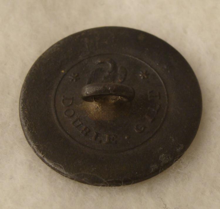 U.S. Colonial Era Coat Button Double Gilt