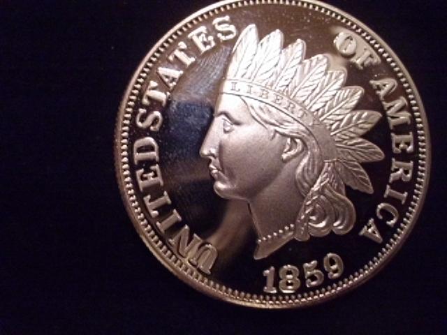 2 Troy Oz .999 Fine Silver Indian Head Coin