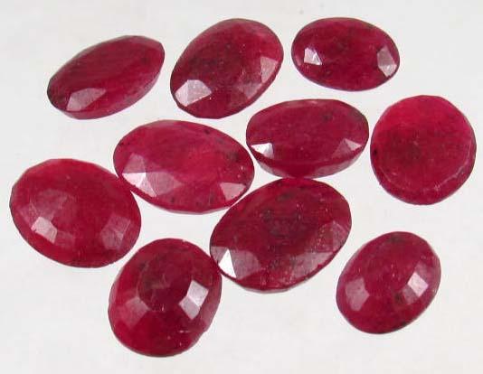 135.5 CTS. NATURAL AFRICAN BLOOD RED RUBIES