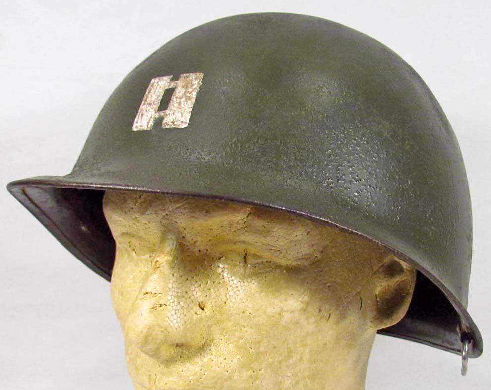 US WW2 ARMY 2ND RANGER PAINTED COMBAT HELMET SHELL