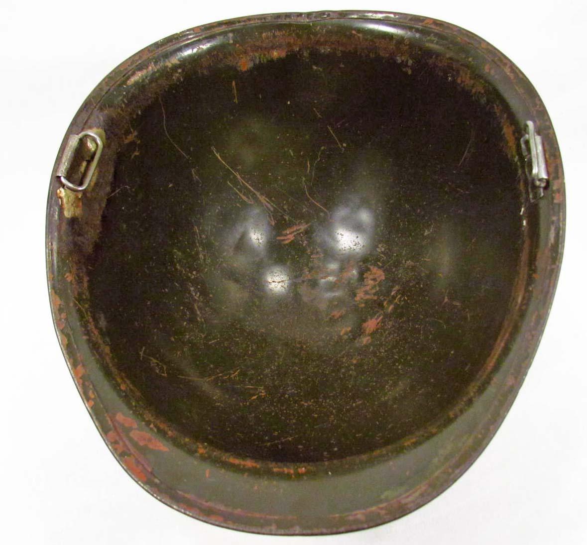 US WW2 ARMY 2ND RANGER PAINTED COMBAT HELMET SHELL