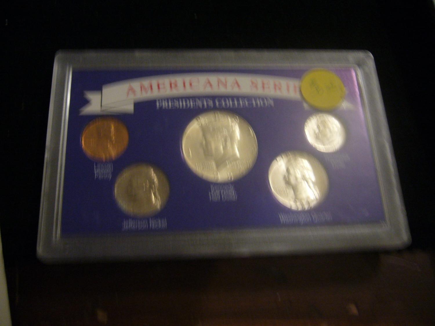 AMERICANA SERIES SILVER COIN SET (1964)