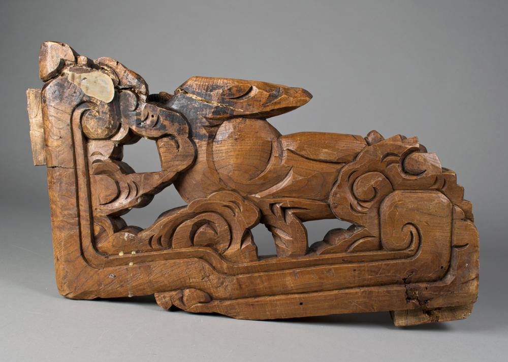 Chinese Carved Wood Architectural Molding