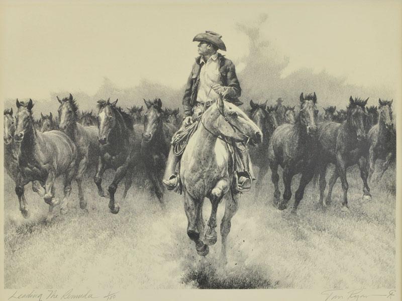 Tom Ryan - Leading the Remuda, 1/100