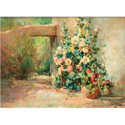 Barbara R. Garvin - Hollyhock Summer