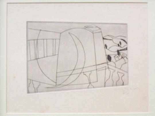 BEN NICHOLSON Signed Etching Modern British Art 1966