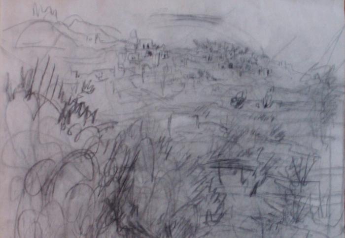 ANNA TICHO Drawing Israeli Art Jerusalem