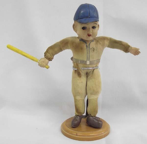 Vintage Celluloid Baseball Player Doll