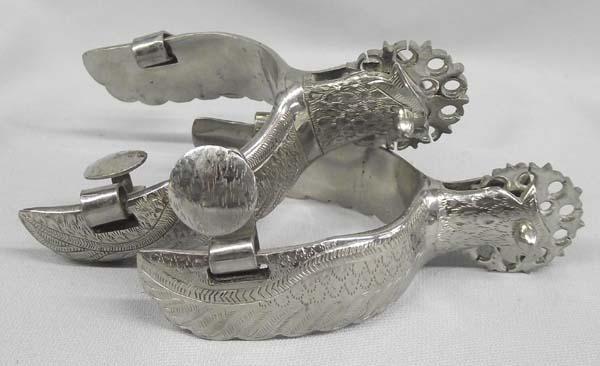 Nickel Silver Eagle Spurs by R Mui