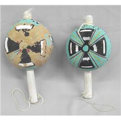 Vintage Hopi Ceremonial Rattles