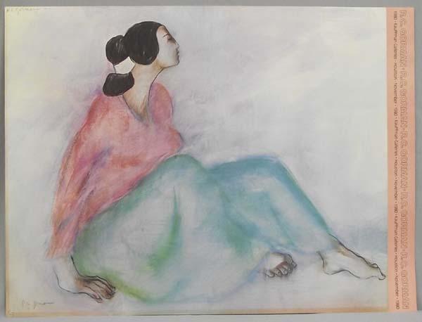 Navajo Hand signed Poster Print by R.C. Gorman