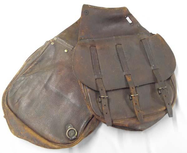 1917 US Cavalry Leather Saddlebags 1917 US Cavalry Leather Saddlebags
