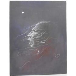 Original Native American Chebon Barnoskie ''Night S