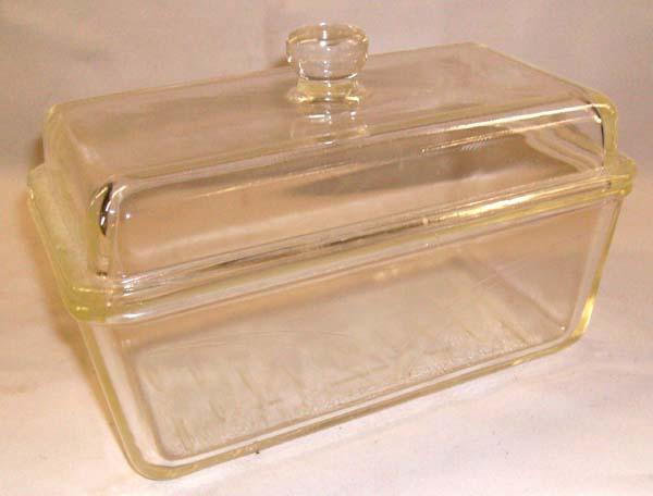 Vintage Glass Refrigerator Container