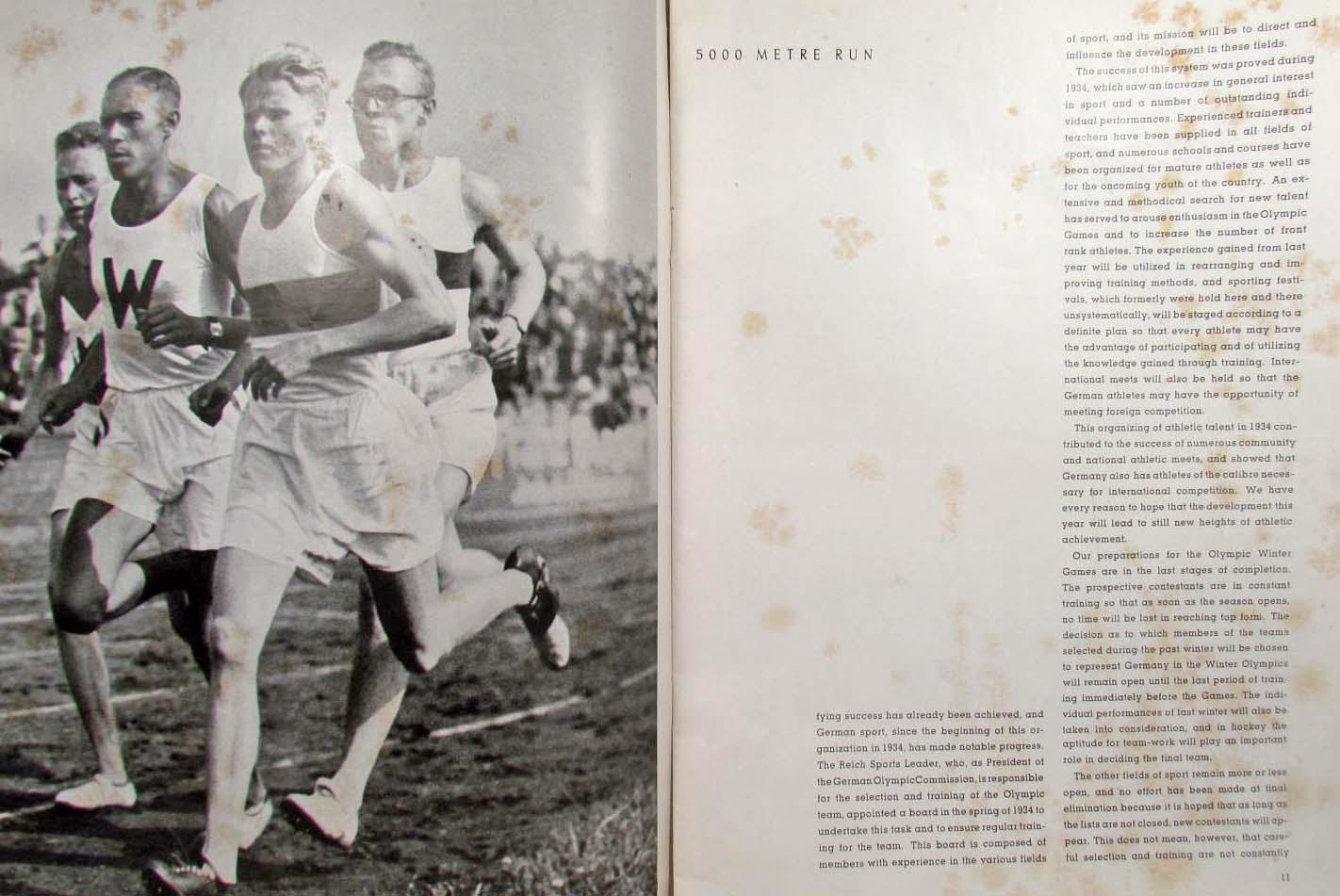 BERLIN 1935 "OLYMPIC GAMES 1936" MAGAZINE - NUMBER 2