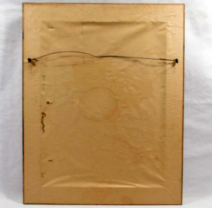 GERMAN NAZI ADOLF HITLER FRAMED ORIGINAL PERIOD OIL PAINTING