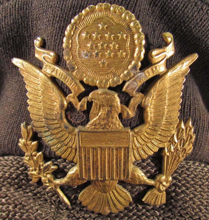 USAAF ARMY AIR CORPS 50 MISSION OFFICERS CRUSH VISOR CAP