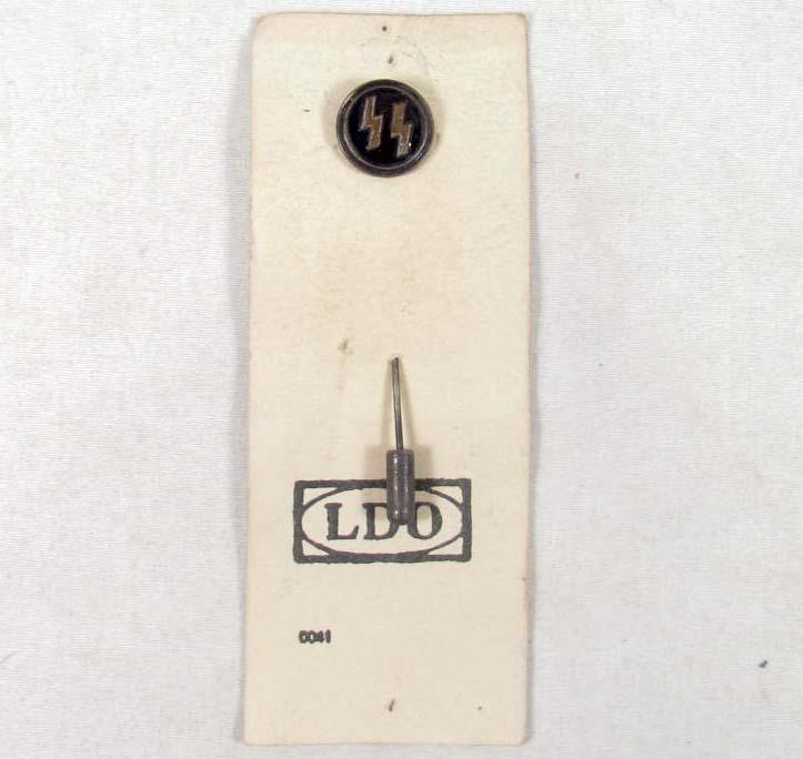 RARE GERMAN NAZI WAFFEN SS ENAMELED MEMBERSHIP STICK PIN