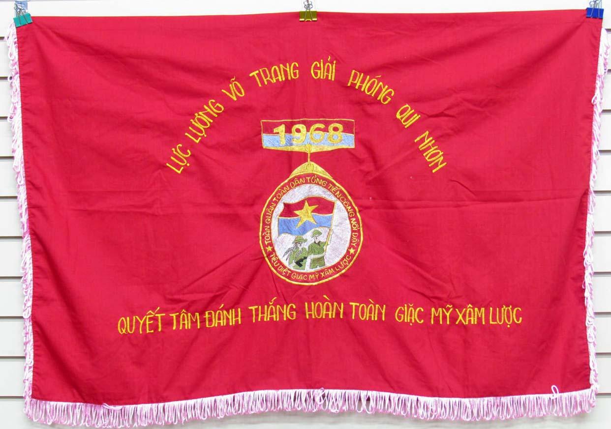 VIET NAM ERA NORTH VIETNAMESE ARMY NVA VIET CONG VC BATTLE FLAG