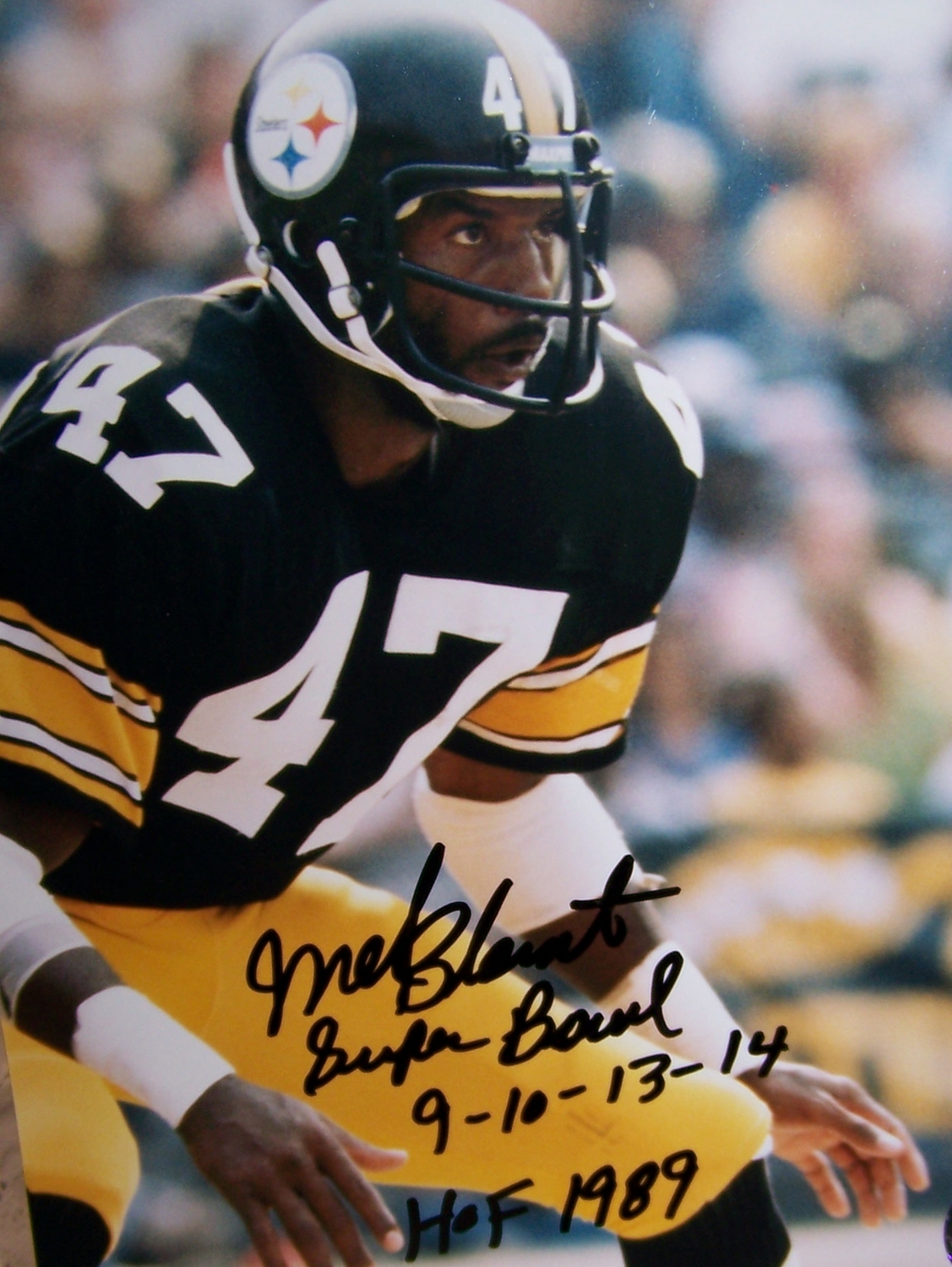 (2X$) 2 piece signed PITTSBURGH STEELERS SIGNED Photograph lot inclu ...