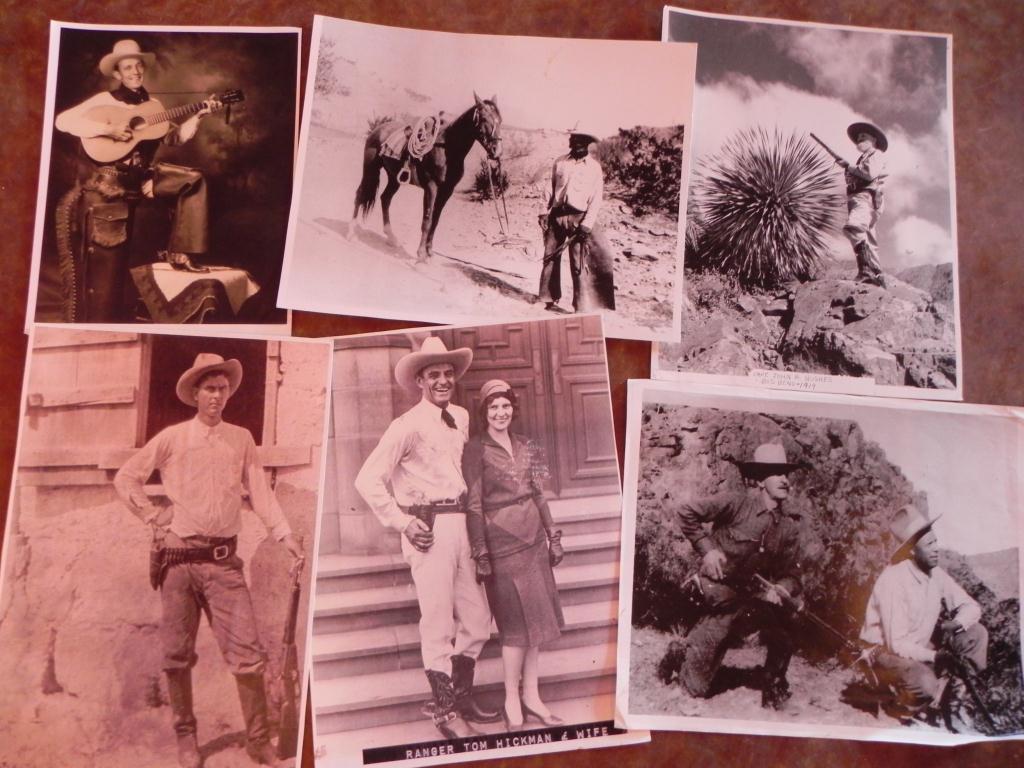 5 Texas Ranger photographs, 1 Jimmy RodgersSgt. Lee Tremble and his ...