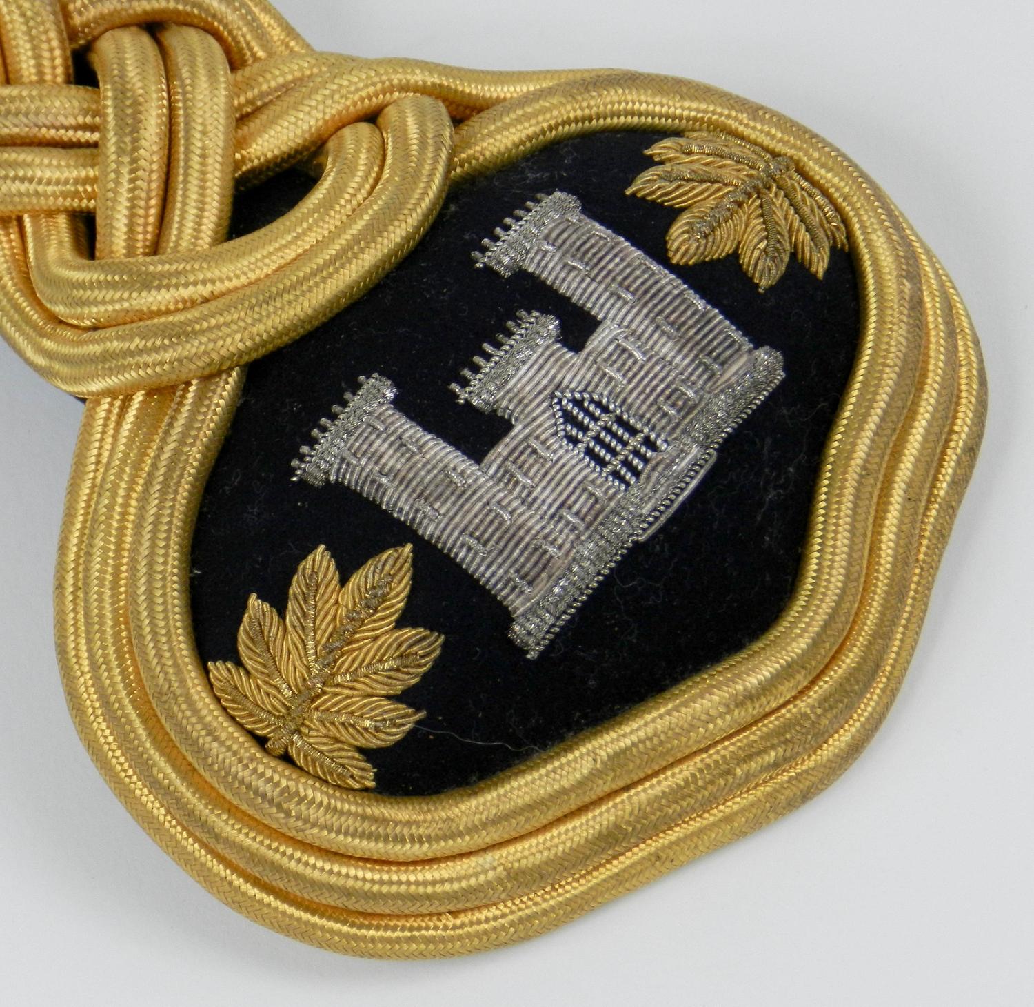 Late 19th Century U.S. Engineers Major's Epaulets