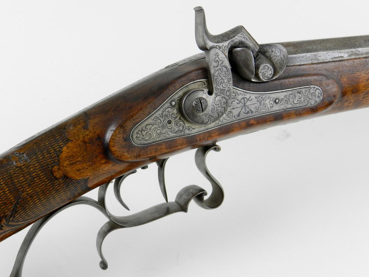 High Quality Mid-19th C. Jaeger Rifle
