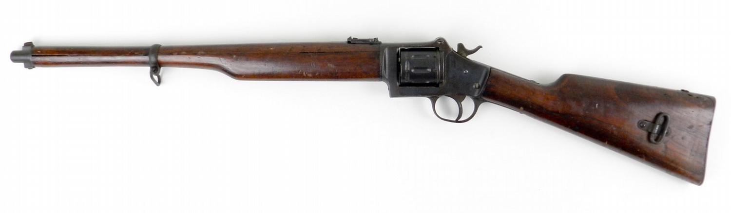 Mexican Army Cont. Pieper 1893 Revolving Carbine