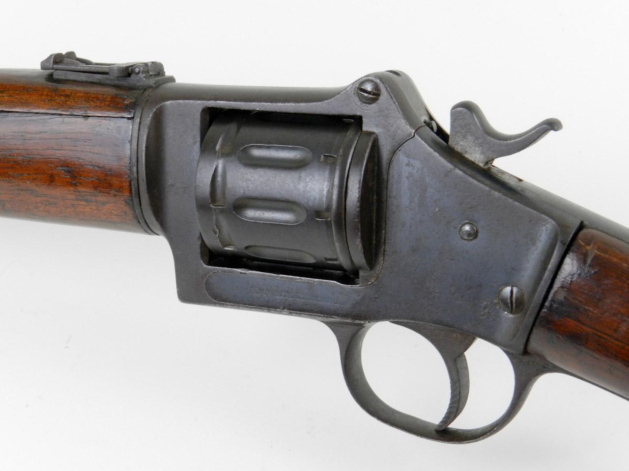 Mexican Army Cont. Pieper 1893 Revolving Carbine