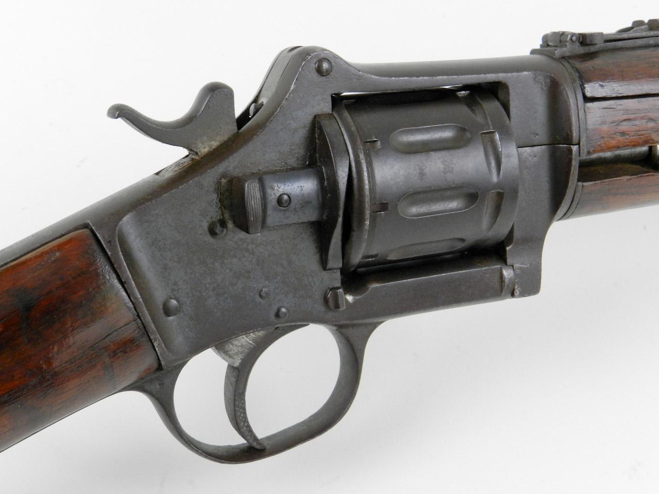 Mexican Army Cont. Pieper 1893 Revolving Carbine