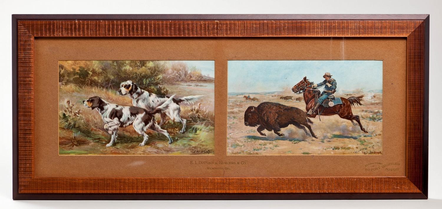E.I. DuPont Two-Panel Framed Print