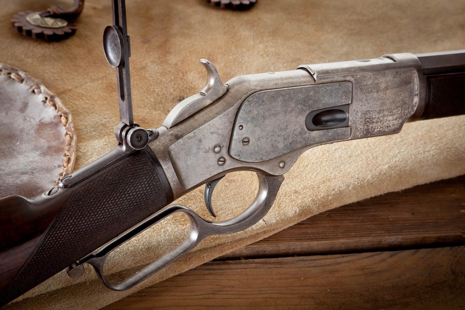 Rare and Important Winchester M.1873 Deluxe Rifle