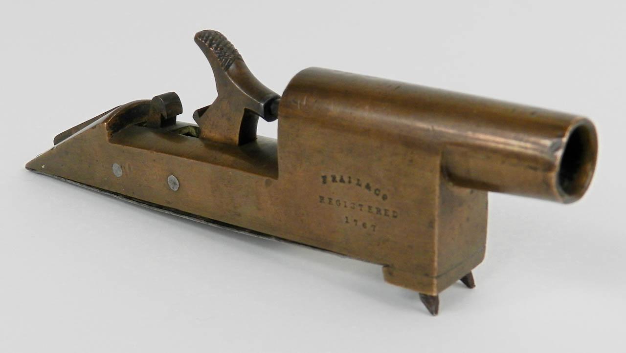 Antique Bronze Alarm Gun