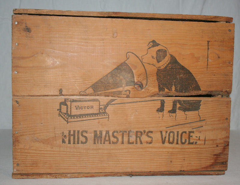 Wooden Shipping Crate - RCA Victor