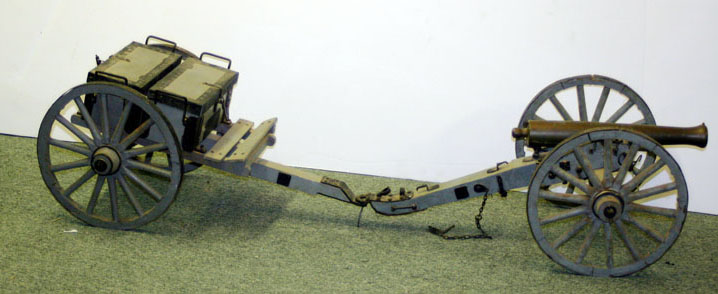 Miniature Cannon & Munitions Wagon