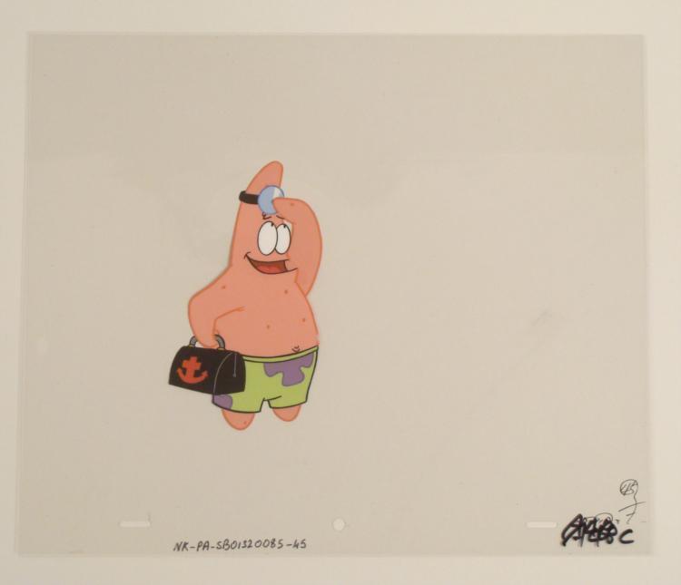 Original Doctor Patrick Animation Art Cel SpongeBob