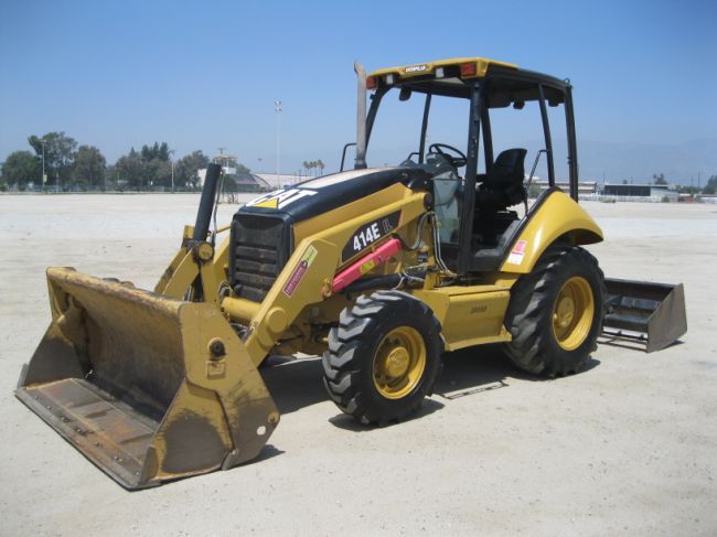 2007 Caterpillar 414E IL 4x4 Skip Loader