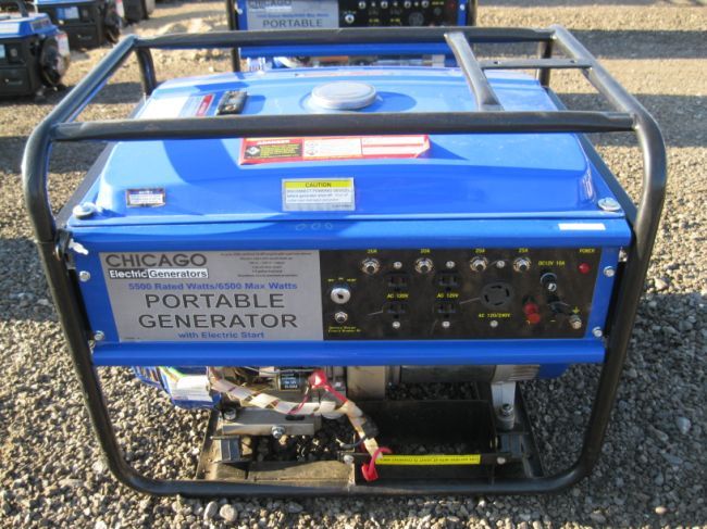 Chicago Electric 6,500 Watt Generator