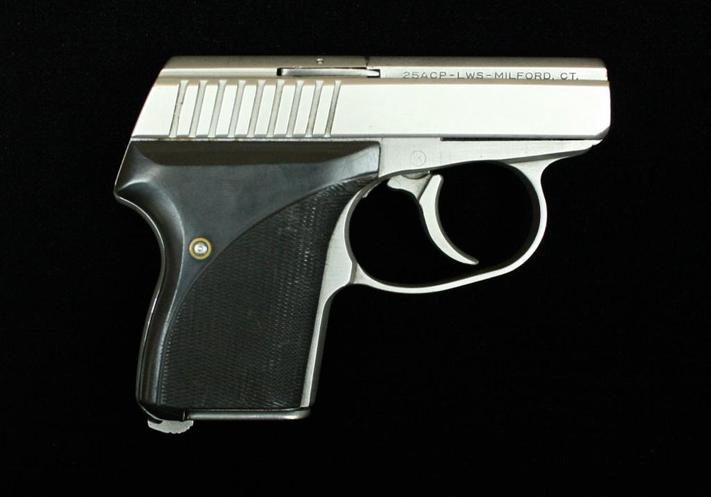 Seecamp DA semi-auto pistol, .25 cal., 2” barrel, brushed stainless ...