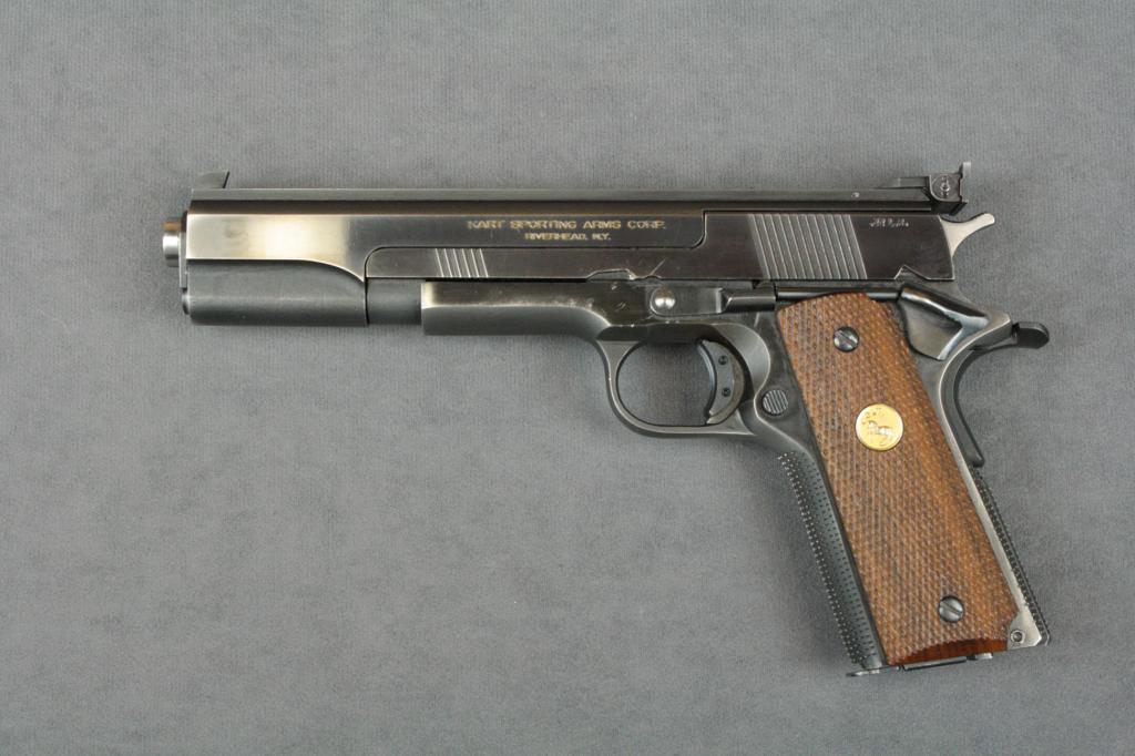 Kart Sporting Arms Corp. semi-auto pistol, .22LR cal., 6” barrel, blue ...