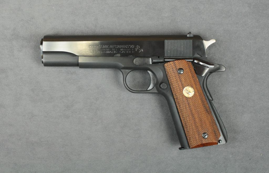 Colt Government Model MK IV/Series 70 semi-auto pistol, .45 cal., 5 ...