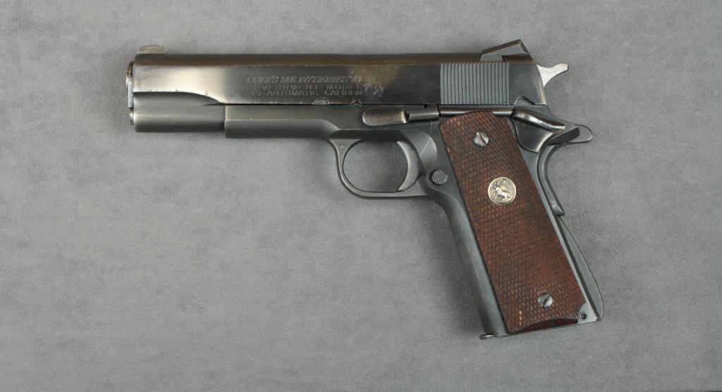 Colt MK IV/Series 70 Government Model semi-auto pistol, .45 cal., 5 ...
