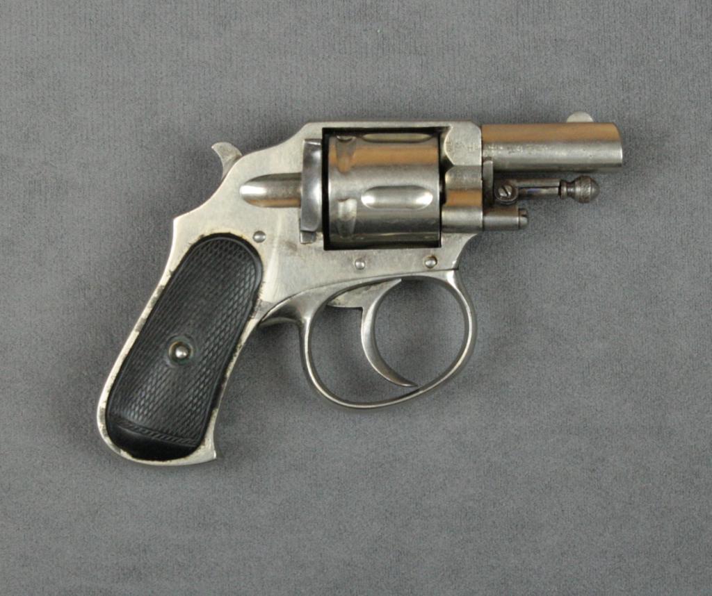 Diminutive Belgian DA revolver by A. Francotte, 6.35mm cal., 1-1/2 ...