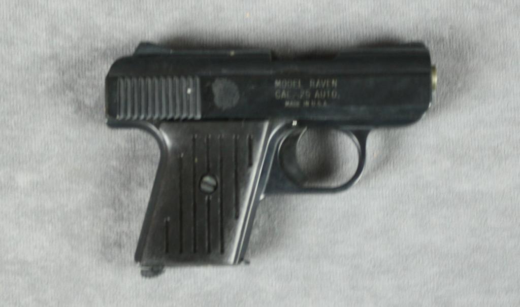 Phoenix Arms Raven Model semi-auto pocket pistol, .25 cal., 2-1/2 ...