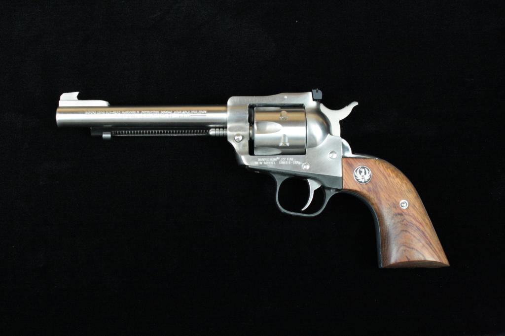 Ruger New Model Single-Six revolver, .22 cal., 5-1/2” barrel, stainless ...