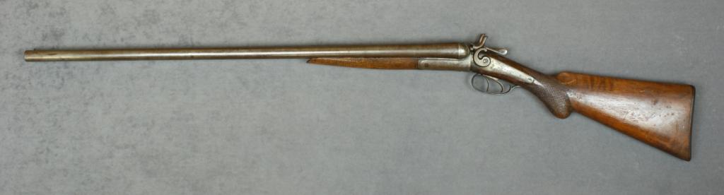 Manton SxS shotgun, back action locks, 12 gauge, 30” laminated steel ...