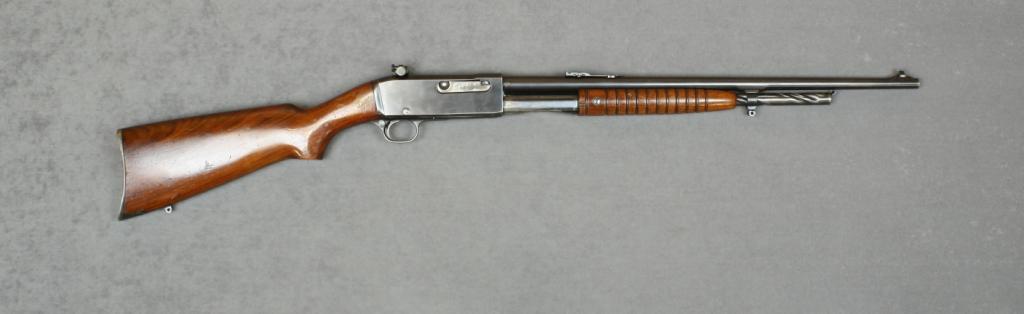 Remington Model 14 pump-action rifle, .32 Rem. cal., 22” round barrel ...