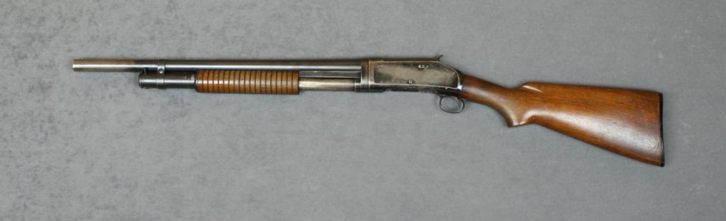 Winchester Model 97 takedown pump action riot length shotgun, 12 gauge ...